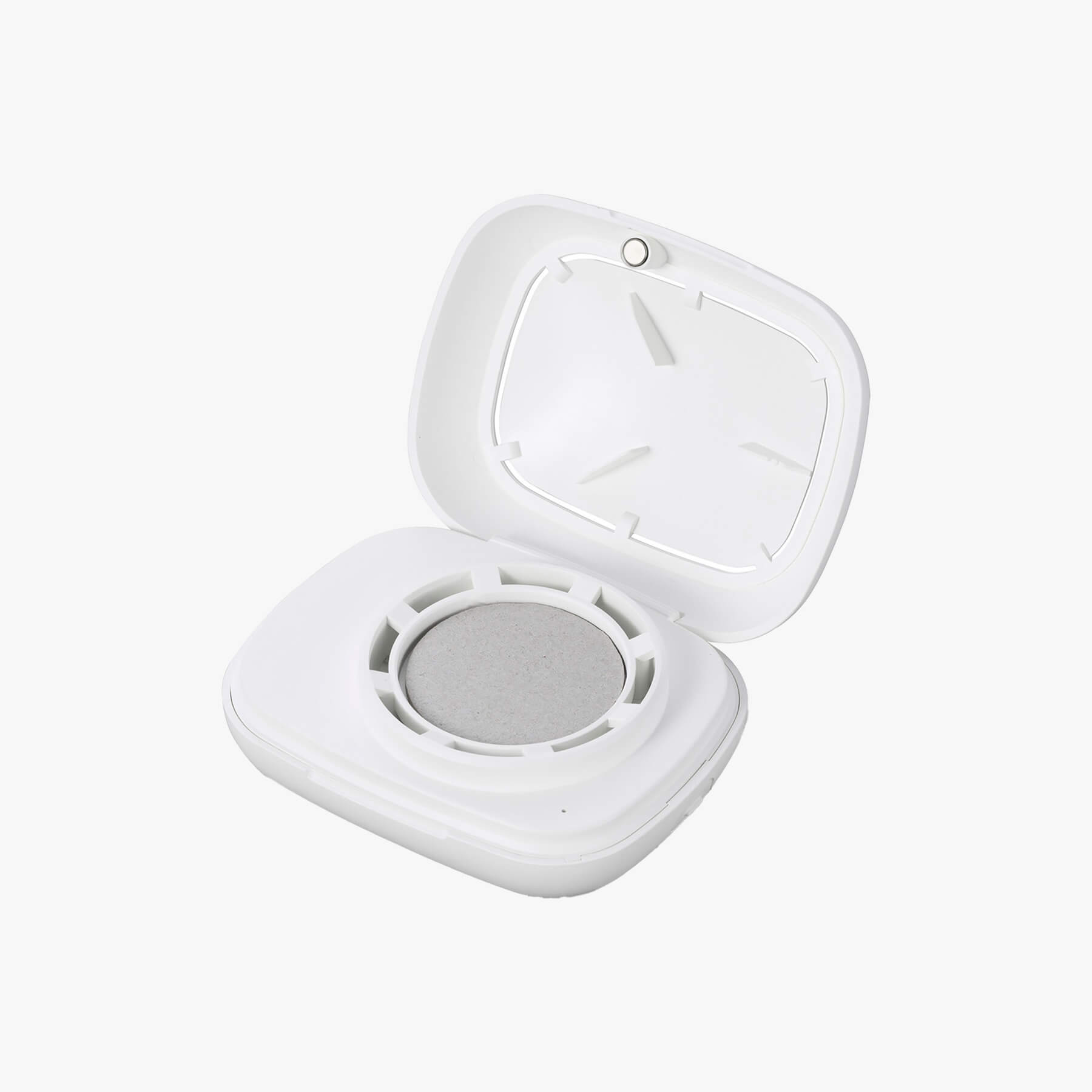 Serene House Pebble White Portable Fan Diffuser | HALO Branded Solutions