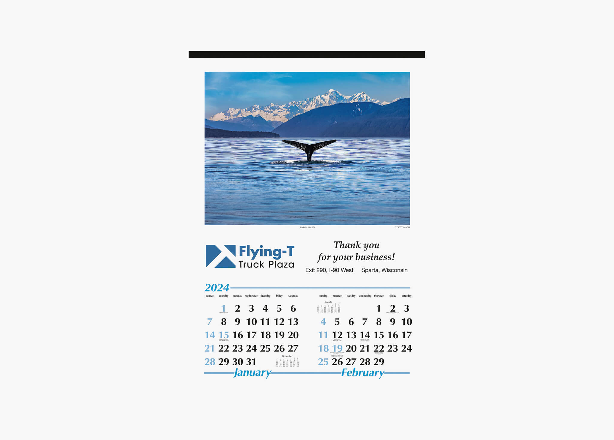 Scenic Six Executive Wall Calendar | HALO Branded Solutions