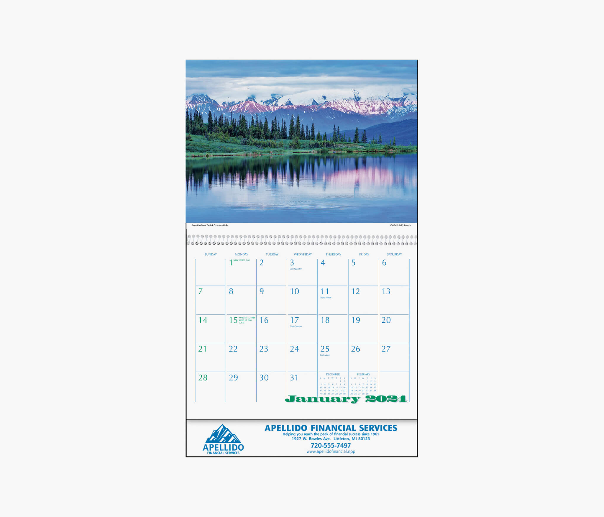 Scenic U.S.A. Appointment Calendar | HALO Branded Solutions