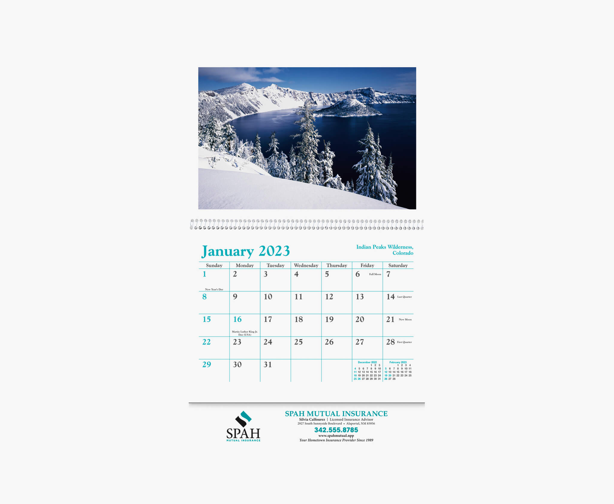 Daydreamer Mini Calendar | HALO Branded Solutions