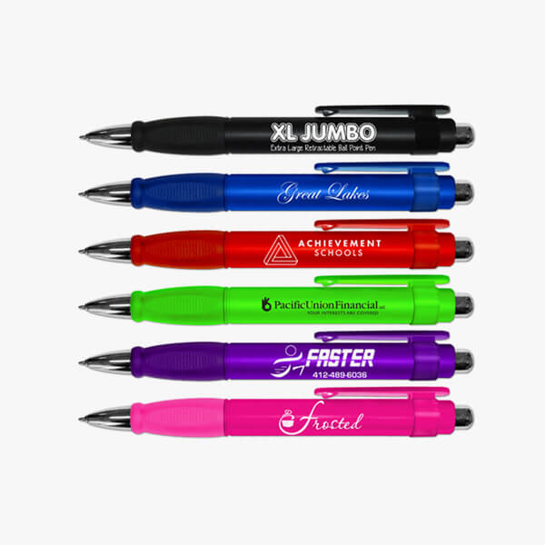 Liqui-Mark® XL Jumbo Retractable Pen With Rubber Grip | HALO Branded ...