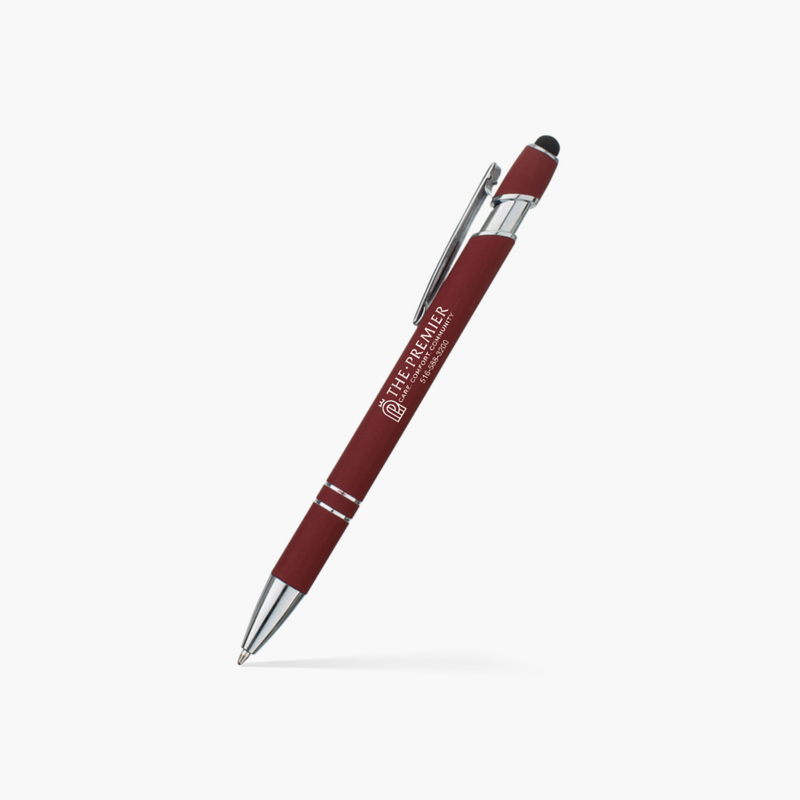 The Essentials The Alexandria Satin-Touch Stylus Pen | HALO Branded ...