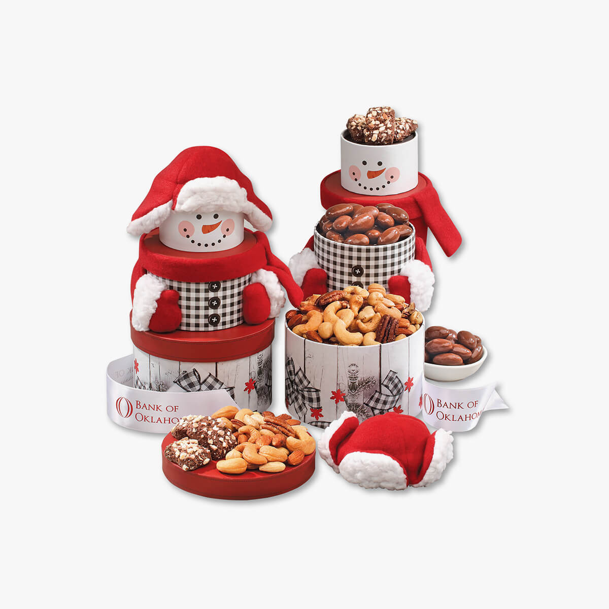 Joyous Snowman Sweets Tower | HALO Branded Solutions