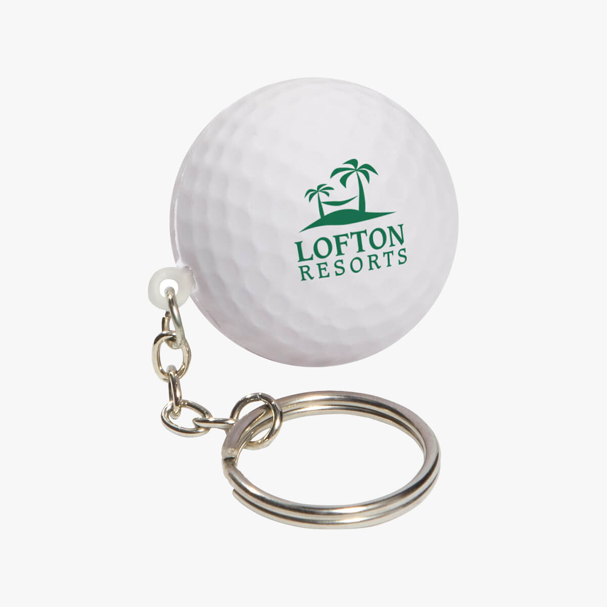 Golf Ball Stress Reliever Key Chain | HALO Branded Solutions
