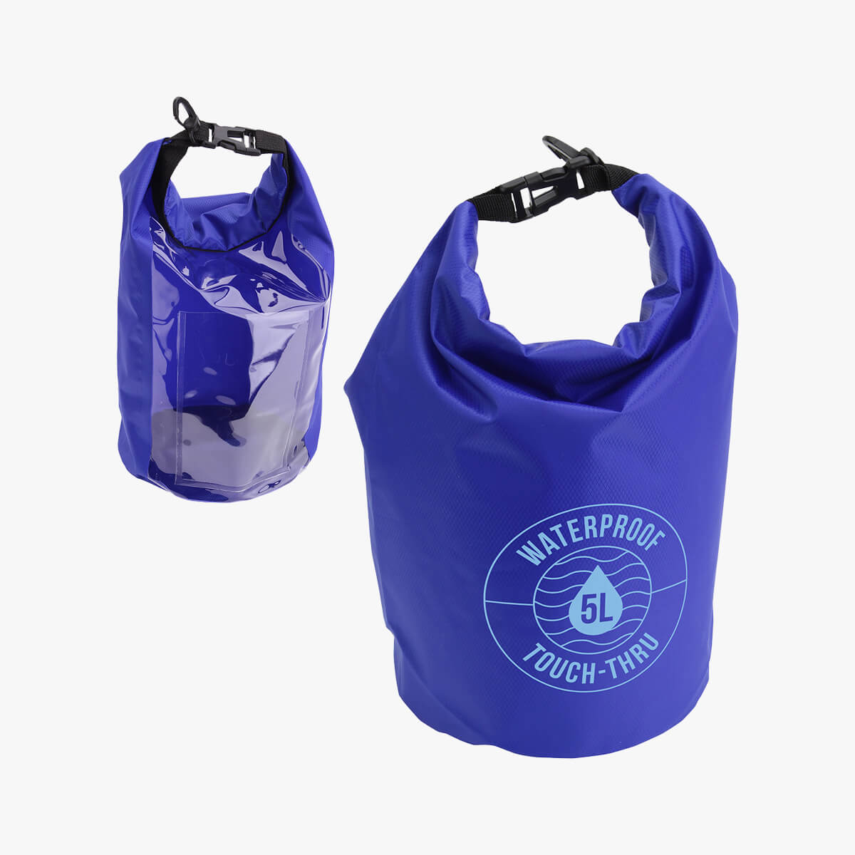 5-Liter Waterproof Gear Bag With Touch-Thru Pouch | HALO Branded Solutions