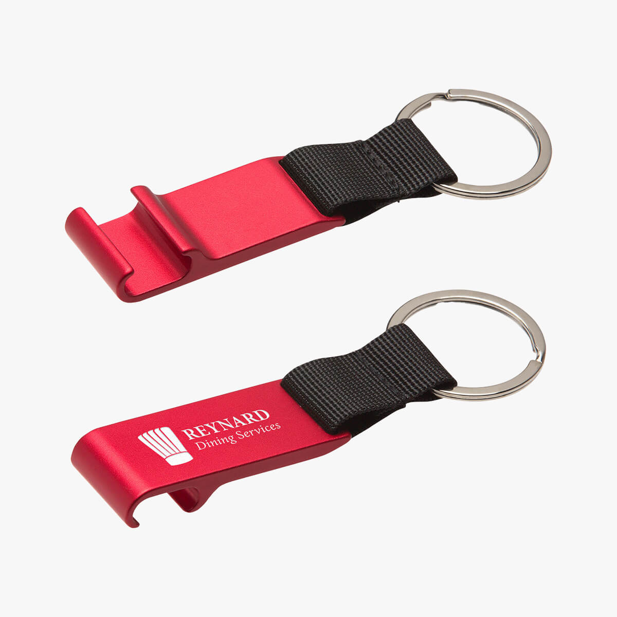 Aluminum Bottle Opener with Key Ring | HALO Branded Solutions