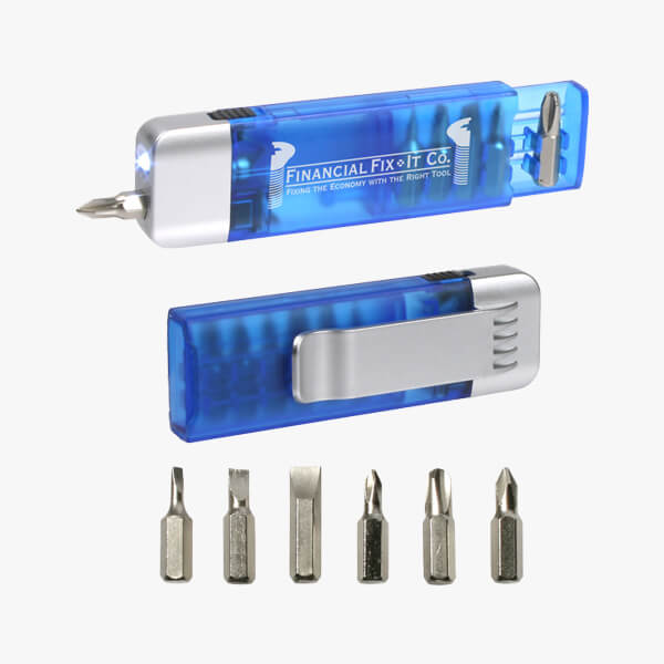 Clip-On Pocket Screwdriver Flashlight | HALO Branded Solutions