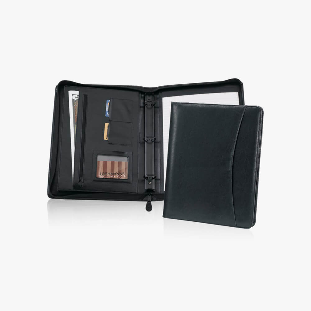 Journal Zipper 3-Ring Portfolio | HALO Branded Solutions