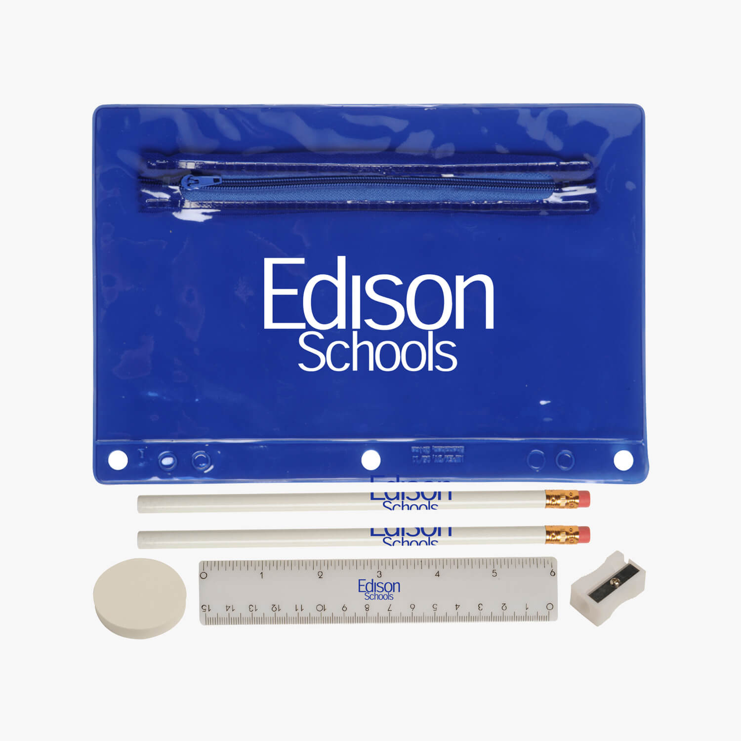 Translucent Deluxe School Kit-Imprinted Contents | HALO Branded Solutions