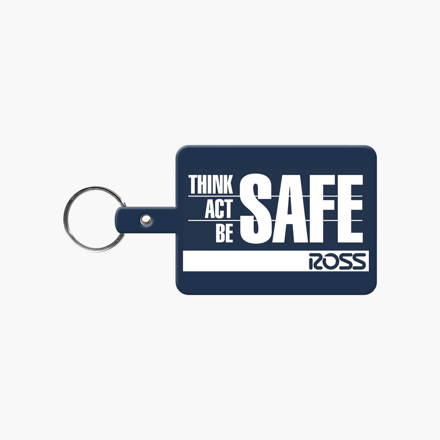 Large Rectangle Flexible Key Tag | HALO Branded Solutions