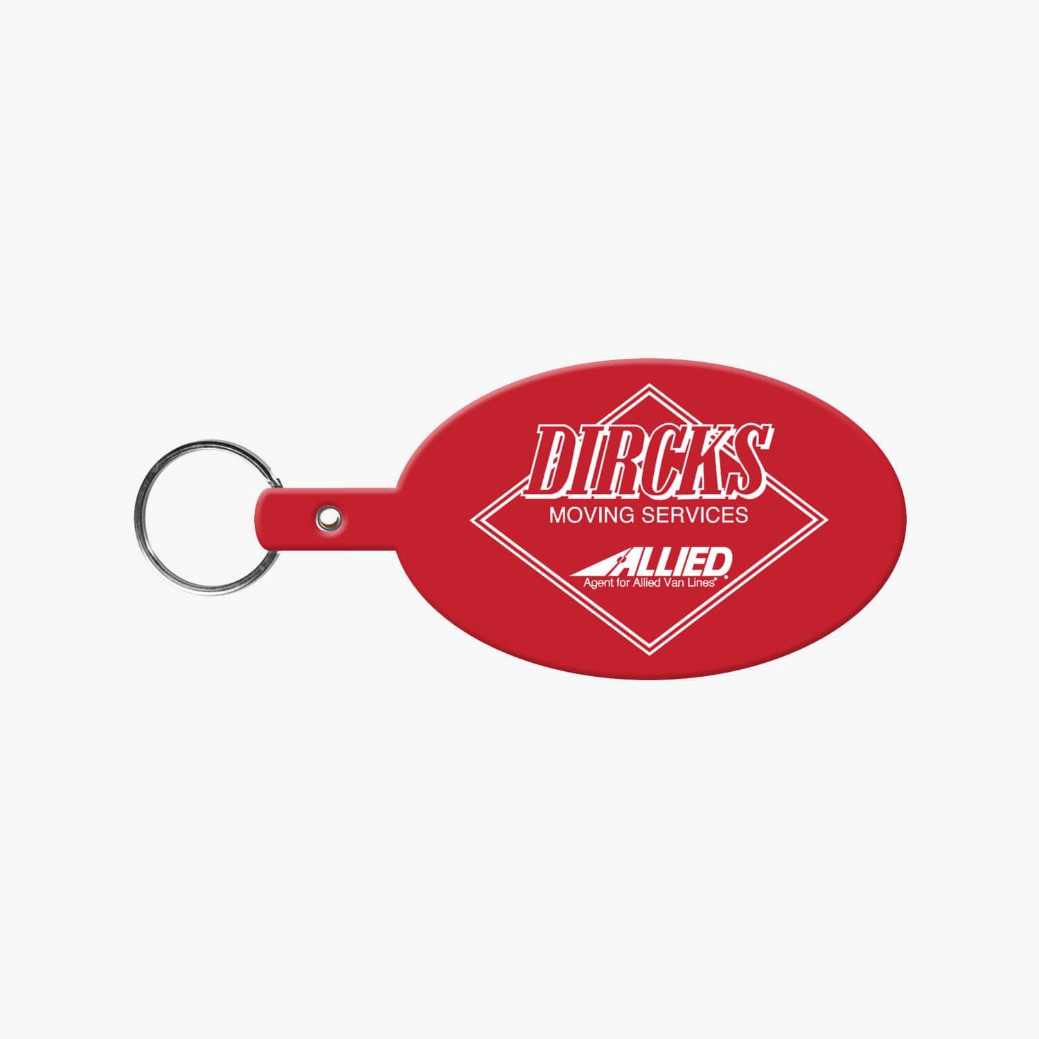 Large Oval Flexible Key Tag | HALO Branded Solutions